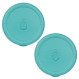 Pyrex 8202-VPC Round Turquoise Plastic Vented Replacement Lid Cover (2 ...