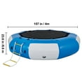 BENTISM 13ft Diameter Inflatable Water Trampoline Bounce Swim Platform ...