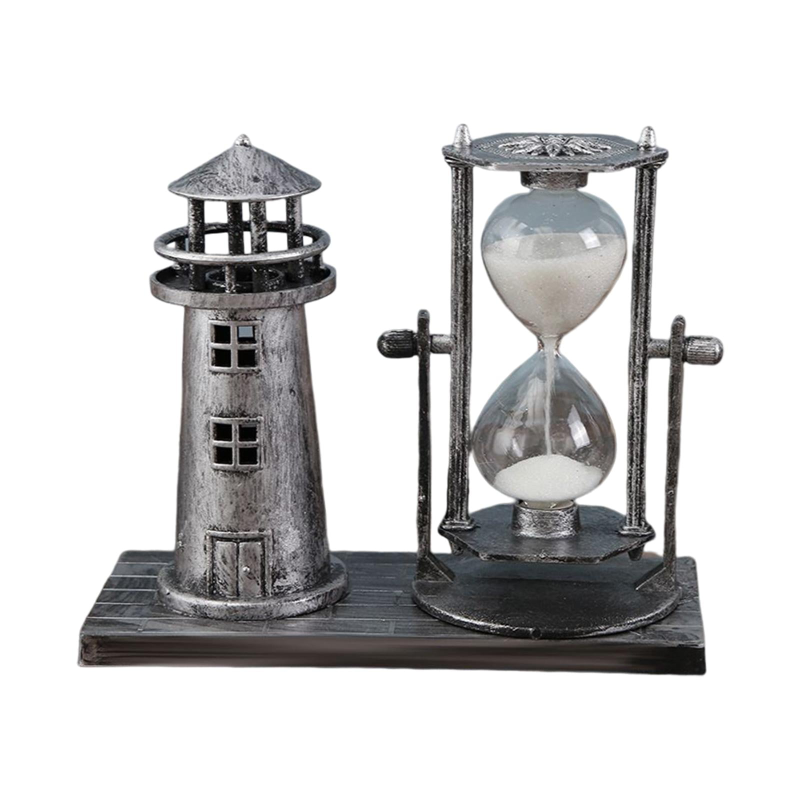 Exquisite Hourglass Sand Glass Accessories Statue Decor Crafts Resin ...