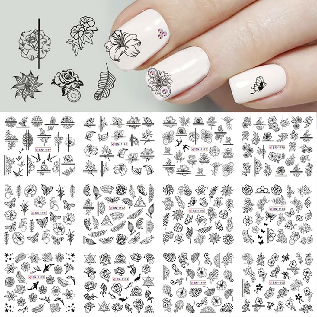 Click here for Nobrand Nail Sticker Creative Fashion Nail Decal N... prices