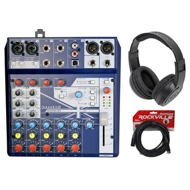 Soundcraft Notepad-8FX Small-Format 8-Channel Analog Mixer With USB I/O ...