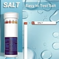 EASYTEST Saltwater Pool Test Strips 0-8000 ppm Sodium Chloride Water ...