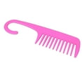 3 x Shower Comb Hair Wide Tooth Wet Gently Detangles Thick Long Durable ...