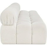 Meridian Furniture Ames Cream Boucle Fabric Modular Sofa - Walmart.com