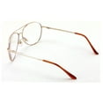 Metal Aviator No Line Progressive Trifocal Clear Lens Reading Glasses ...