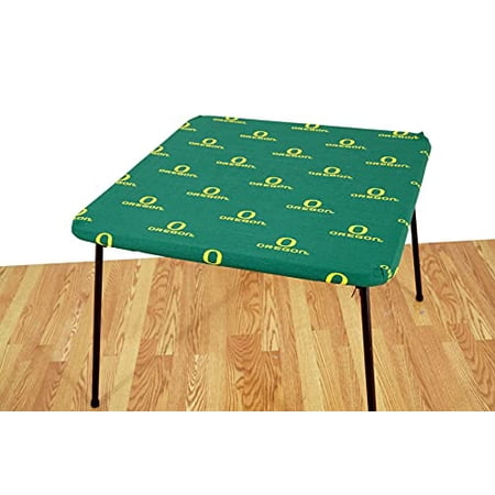 College Covers Oregon Ducks Tailgate Fitted Tablecloth, 33" x 33", Card ...