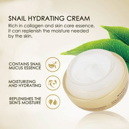 Snail Face Cream, Snail Repair Cream, Natural Snail Extract Cream, 50g Moisturizing Whitening ...