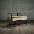 Curiod Metal Frame Storage Bench, Charter Oak - Walmart.com