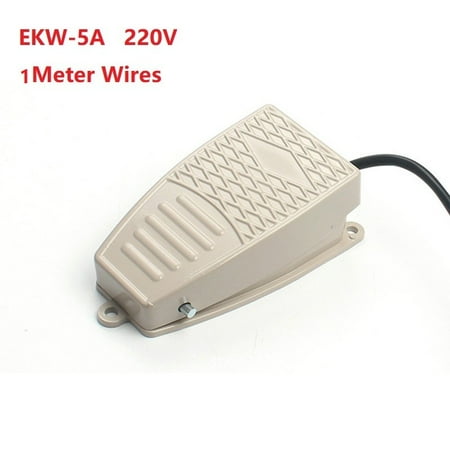 2M Wires Electric Control Foot Pedal Switch 5A 220V Ac for Spot Welding ...