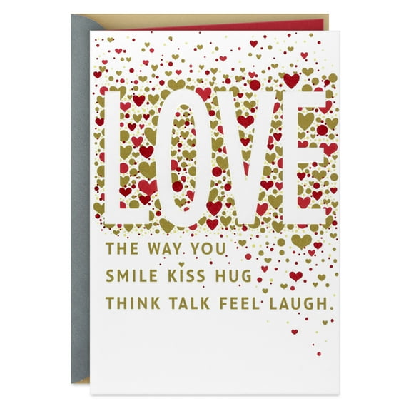 Blank I love you Valentines day Cards and Envelopes – Mini with Love ...