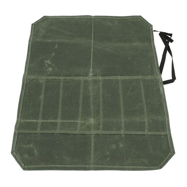 Rollo De Cuchillos De 7 Bolsillos, Rollo De Cuchillos De Lona Encerada ...