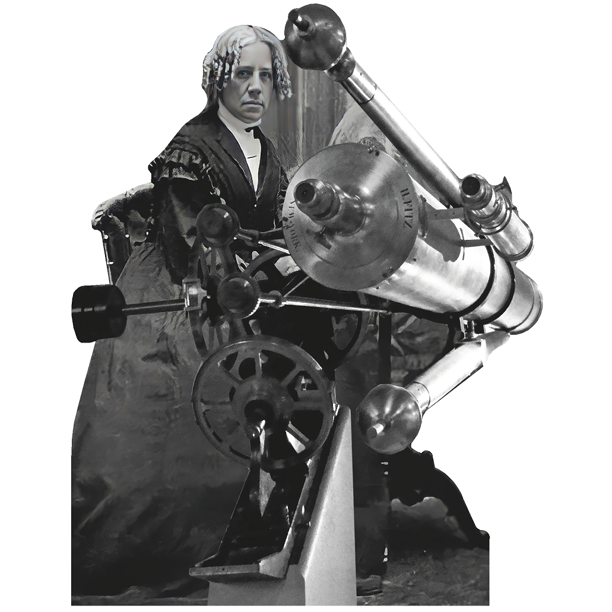 Maria Mitchell First Female Astronomer Telescope Cardboard Cutout ...