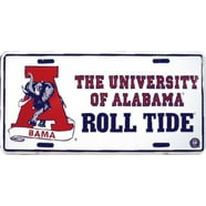 Alabama State Flag Novelty Metal Vanity License Tag Plate - Walmart.com