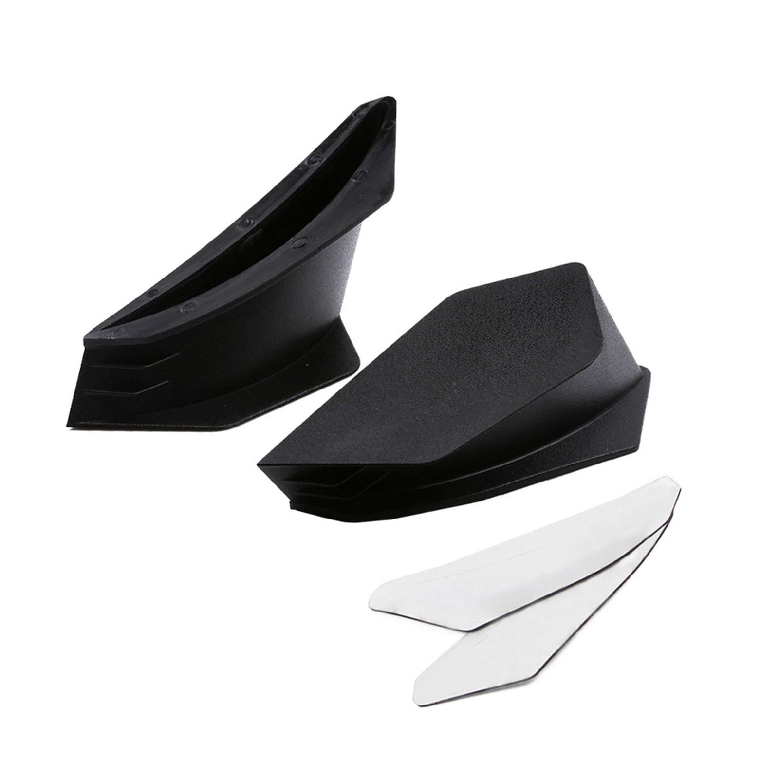 2 Pieces Universal Motorcycle Winglets Deflectors Fairing ABS Accessory ...