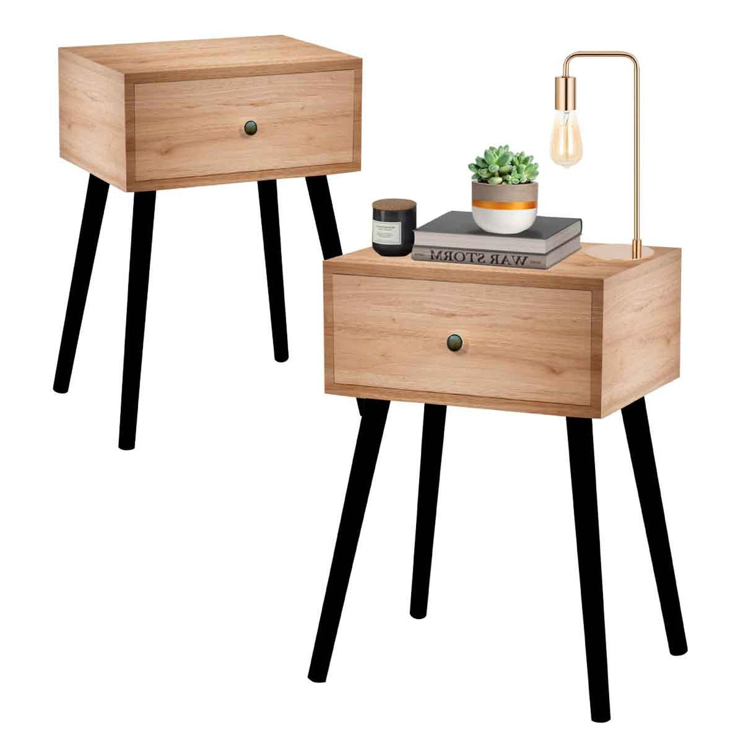 Buró Set X2 LUMO para Recamara Mesa de Noche Moderno Minimalista beige ...