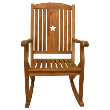 Leigh Country TX 93605 Char-log Adult Outdoor Rocker, Patio Porch ...