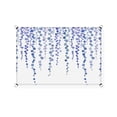 Blue Purple Polka Dot Sun Shade Sail 8'X10' Watercolor Teal Blue ...