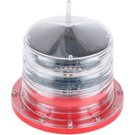 Sepeda Solar Ship Beacon Light IP68 Waterproof Red Light Safety Beacon ...