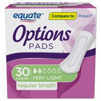 Equate Everyday Liners, Long, Unscented (108 Count) - Walmart.com