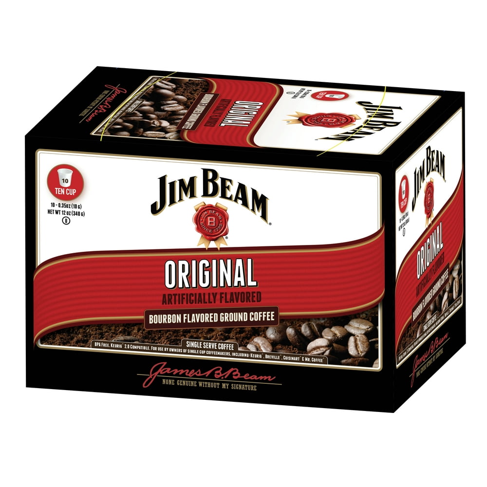 Jim Beam Original Single Serve Coffee, 18 ct - Walmart.com - Walmart.com