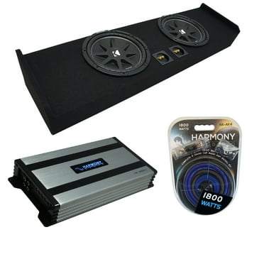 01-06 Chevy Silverado Non-HD Crew Kicker Comp C10 Dual 10" Sub Box HA ...