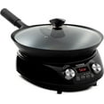 NuWave Induction Cooktop Wok, 3 Wattage 600, 900 & 1500, Precise Temp ...