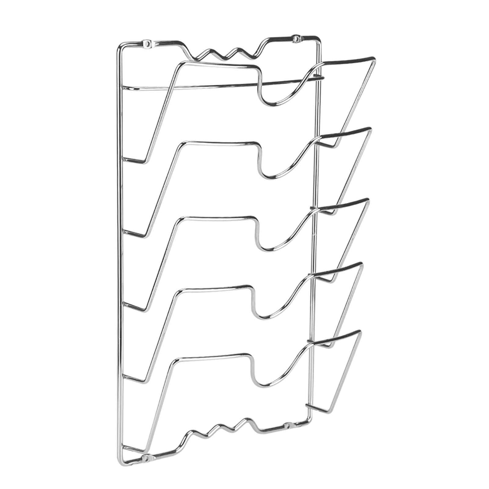 Click here for Liyjtk Pot Lid Organizer Rack 5 Tier Pot Lids Hold... prices