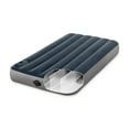Intex 12in Twin Dura-Beam Single-High Airbed Inflatable Mattress with 2 ...
