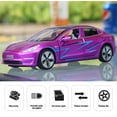 Tesla 1:32 Scale Model 3 Alloy Diecast Toy Car with Lights, Music, Pull ...