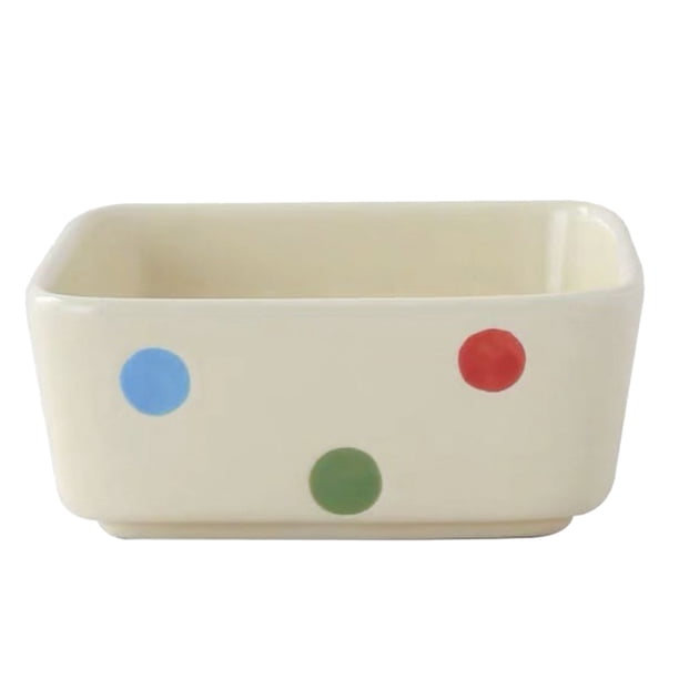 Ceramic wave point square plate platter home cute snacks dipping sauce ...