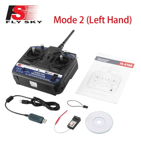 NEW FS-CT6B+R6B 6CH Remote Control With Receiver Fine Workmanship ...