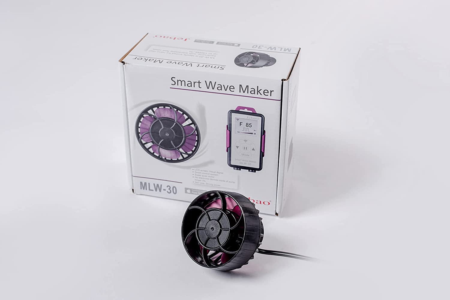 Jebao MLW-30 Smart Wave Maker with LCD Display Controller for Saltwater ...