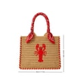 Straw Purses,Straw Purses and Handbags,Lobster Purse Ladies Mini Straw ...