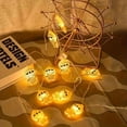 Battery Powered Mummy String Lights - LED Halloween Decorative Lights ...