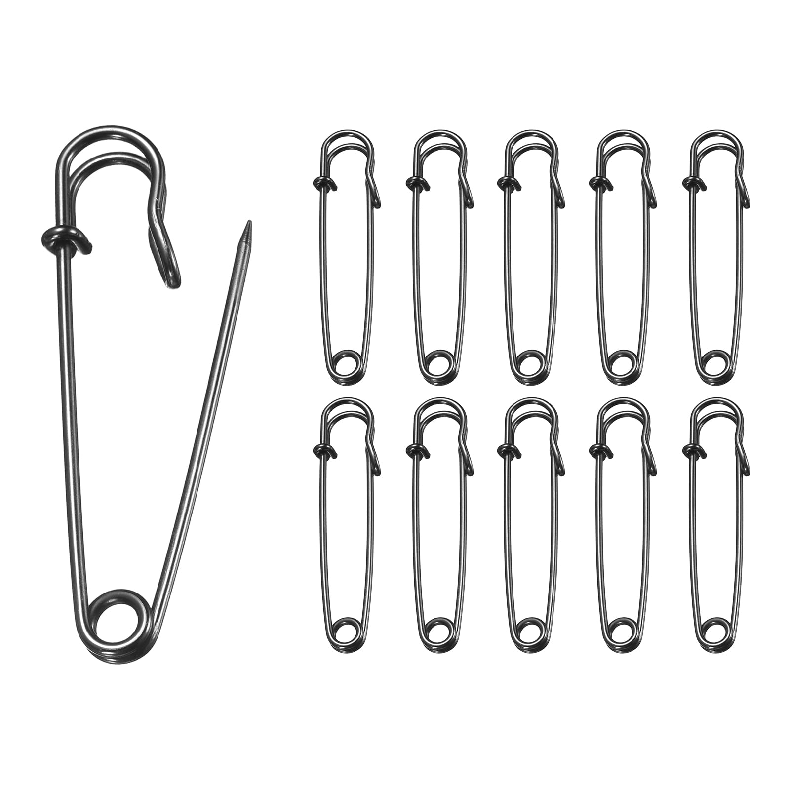 Click here for Uxcell 20pcs Safety Pins 2.76 Inch (70mm) Electrop... prices