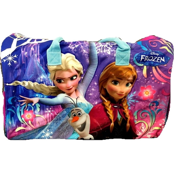 New Disney Frozen Elsa & Anna Duffle/Duffel Bag/gym Bag/travel Bag ...