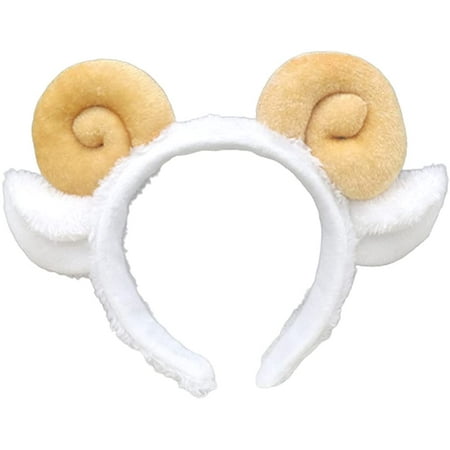 HTAIGUO Sheep Headband, Sheep Costume, Sheep Ears Headband with Horns ...
