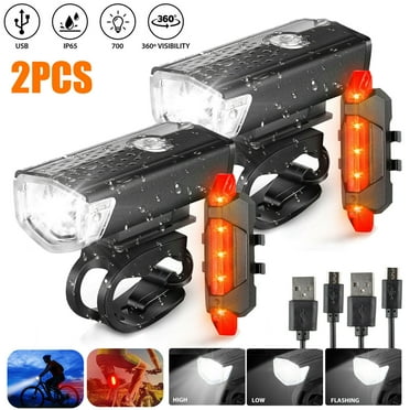 Waterproof Bike Bicycle Cycling 5 LED Night Safety Flashing Rear Tail ...