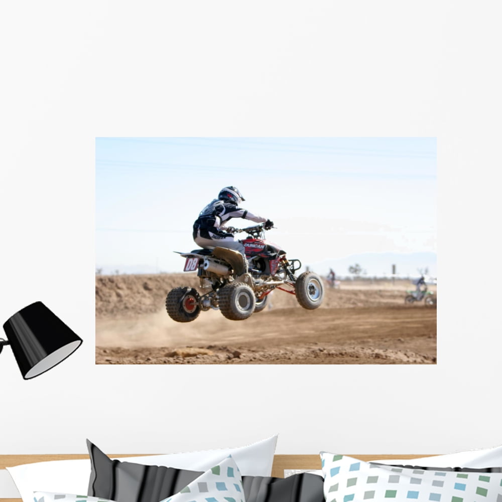 Atv Riding Wall Mural by Wallmonkeys Peel and Stick Graphic (36 in W x ...