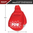 Majik Big Boppers Giant Inflatable Boxing Gloves, 1 Pair, 26 in. Red (1 ...