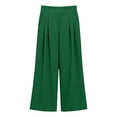 Dpytoraw Girls Casual Solid Color Pants, Loose Fit Summer Pants ...