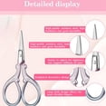 EXLEAF 2026 New Embroidery Scissors,Comfortable Operation Mini Scissors ...