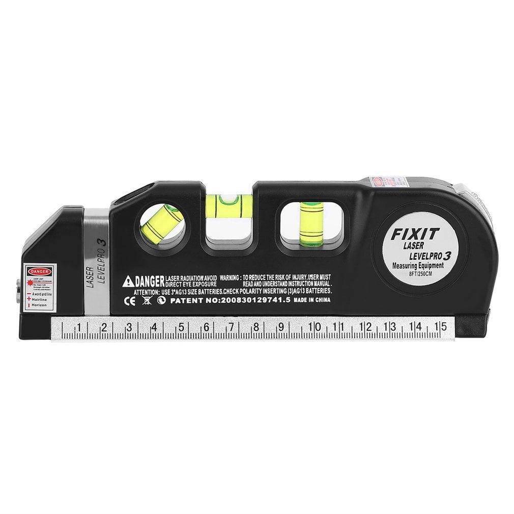 Multipurpose Laser Level laser measure Line 8ft+ Measure Tape Ruler ...