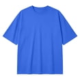 Ceisia Oversized Drop Shoulder Crew Neck Tees Solid Soft Fabric Loose ...