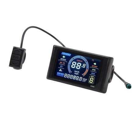 Bike LCD Panel Screen, S966 Bicycle Display Panel Visual Data Display ...