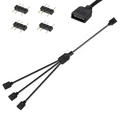 Besvalo RGB Extension Cable 3 Pin, Computer Motherboard ARGB Interface ...