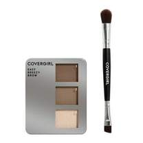 Revlon ColorStay Brow Kit - Dark Brown, Long-Wearing Powder & Pomade ...