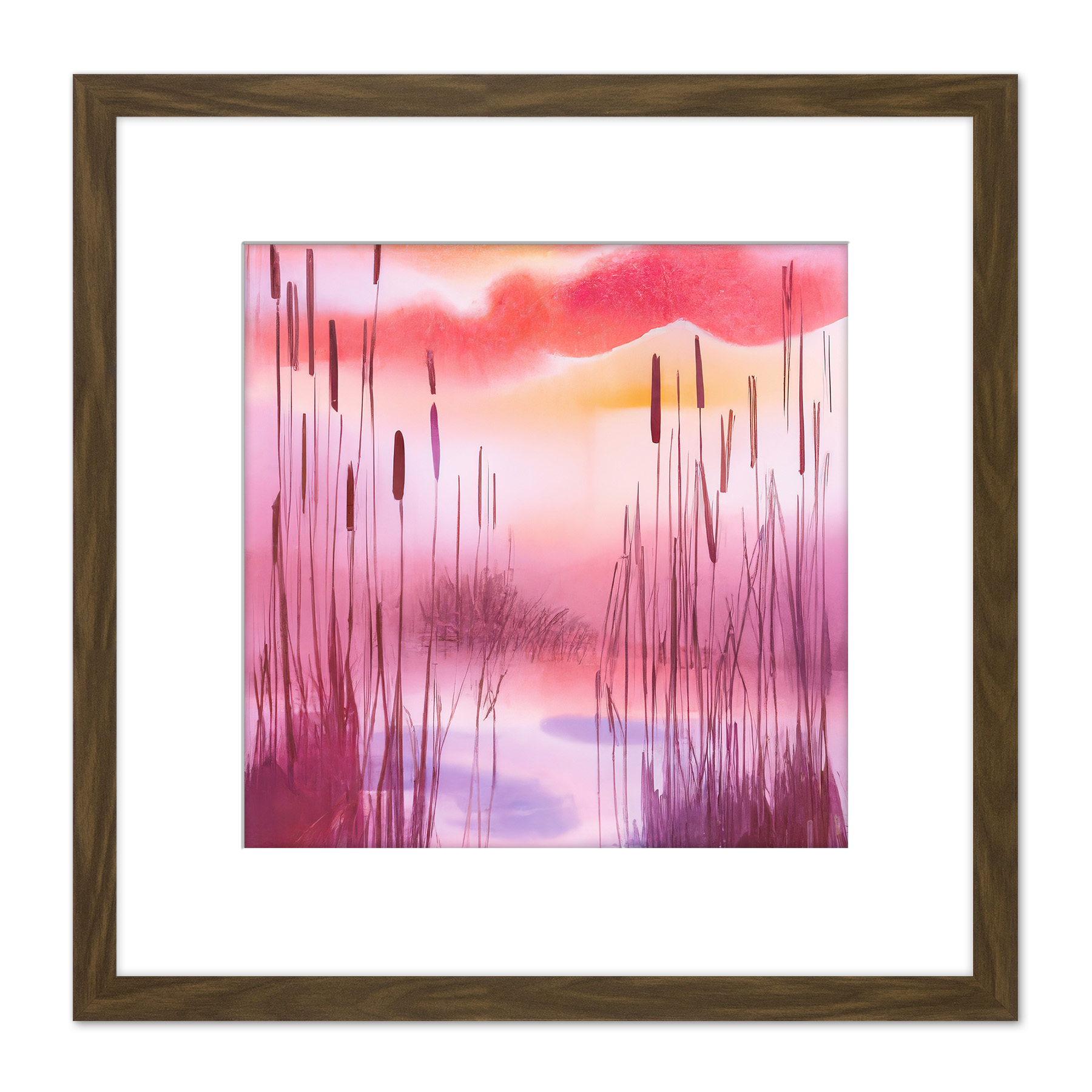 Bulrush Botanicals on Sunset Water Warm Pink Burgundy Calming ...