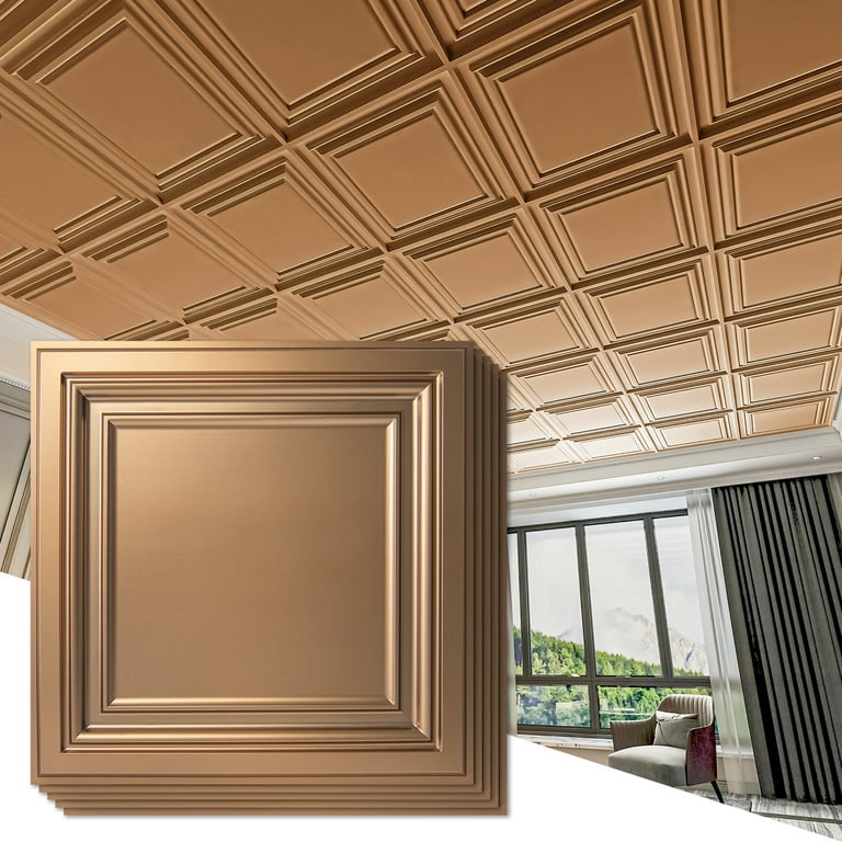 12 Square Ceiling Tiles | Shelly Lighting