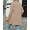 Lightweight Fall Cardigans For Women Solid Color Open Front Loose Fit ...